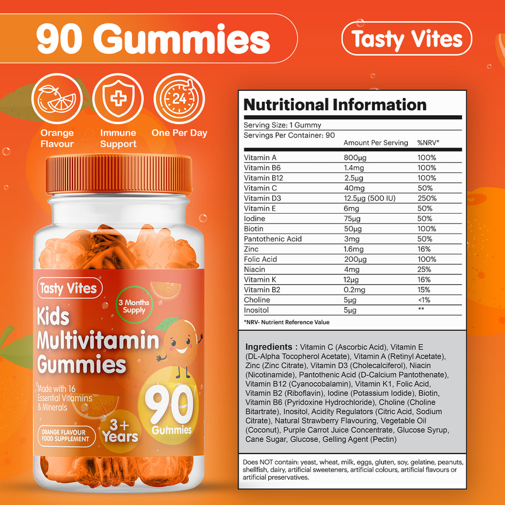 Kids Multivitamin Gummies Uk | Vitamin Supplement Gummies | Kids Vegan ...
